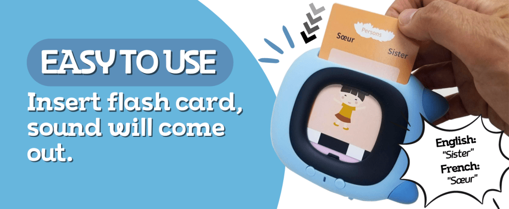 ZEENKIND French & English Talking Flashcards for Kids with 224 ...