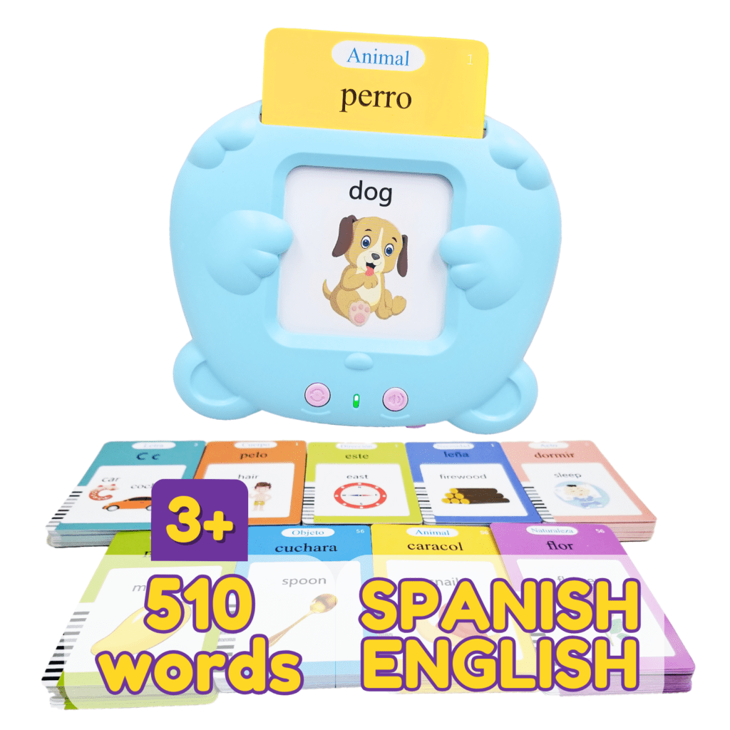 ZEENKIND Spanish & English Talking Flashcards for Kids with 510 ...